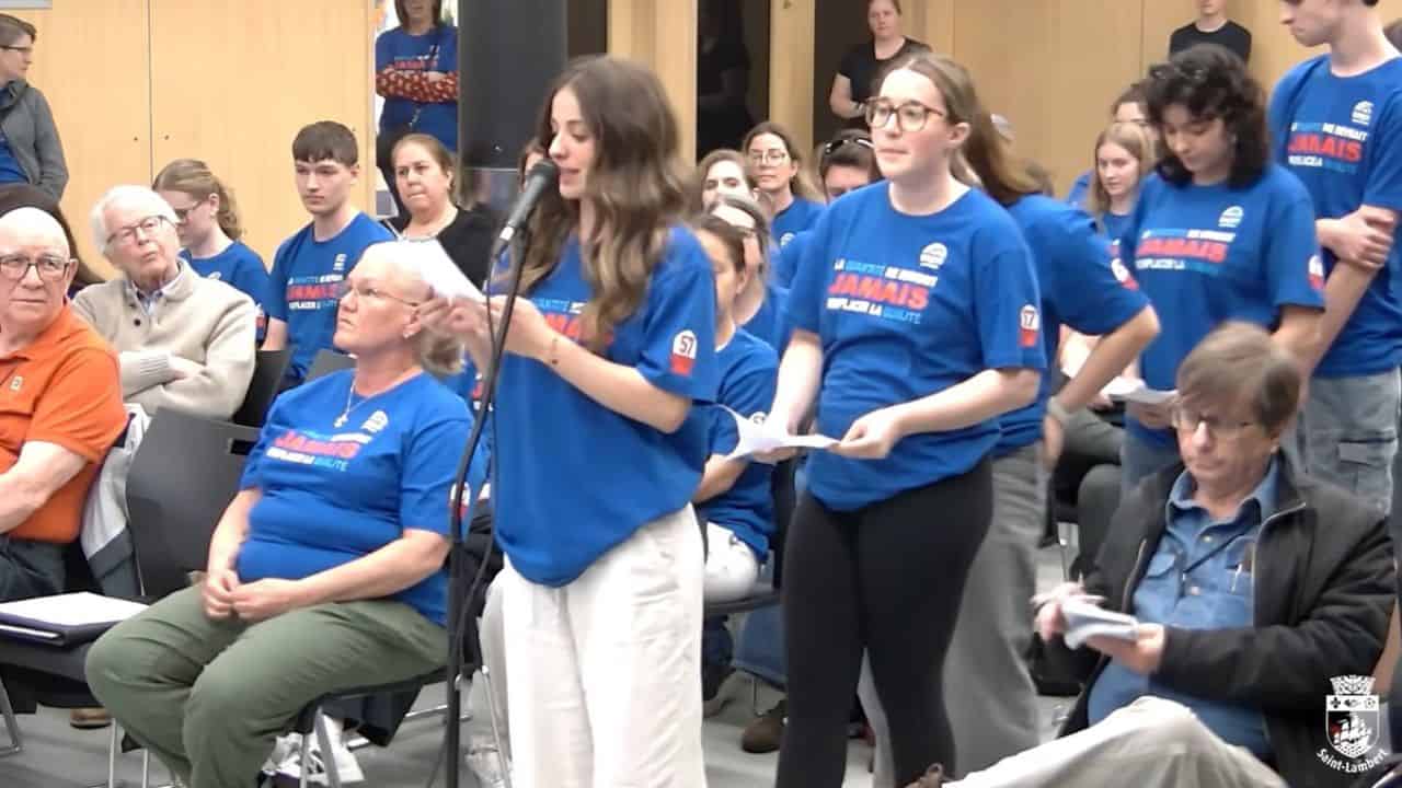 Le dossiers des sauveteurs perturbe le conseil de Saint-Lambert