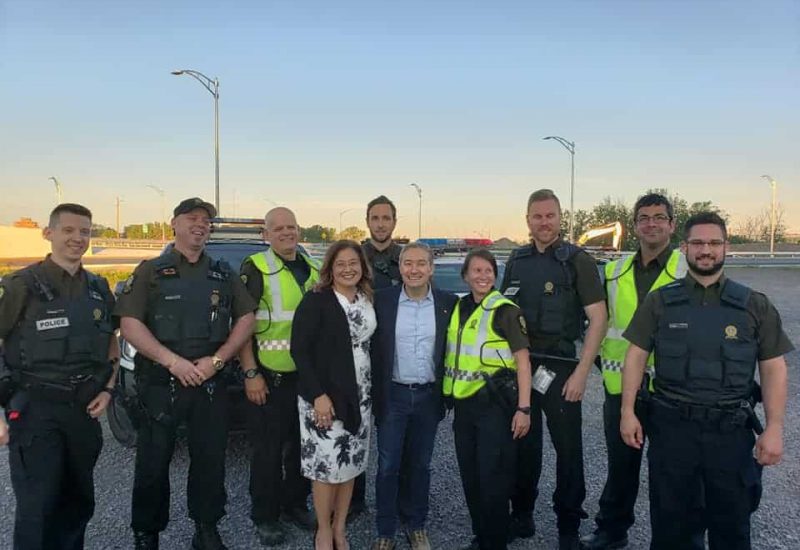 La mairesse de Brossard à l'inauguration du nouveau pont - FM 103,3La ...