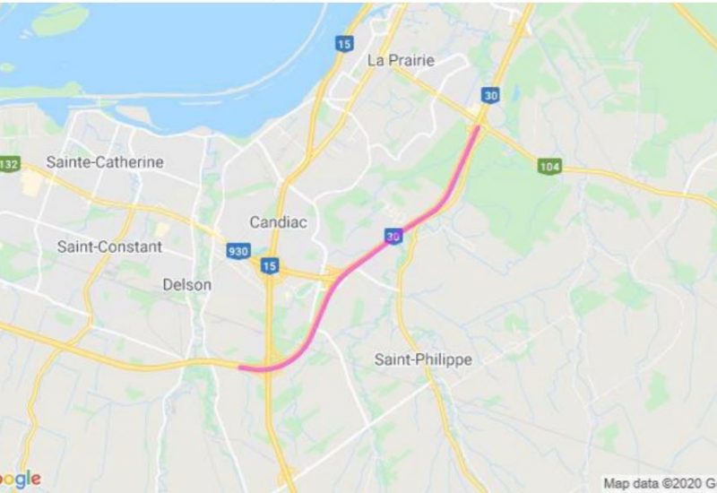 Fermeture de l’autoroute 30 Est entre Delson et La Prairie - FM 103,3