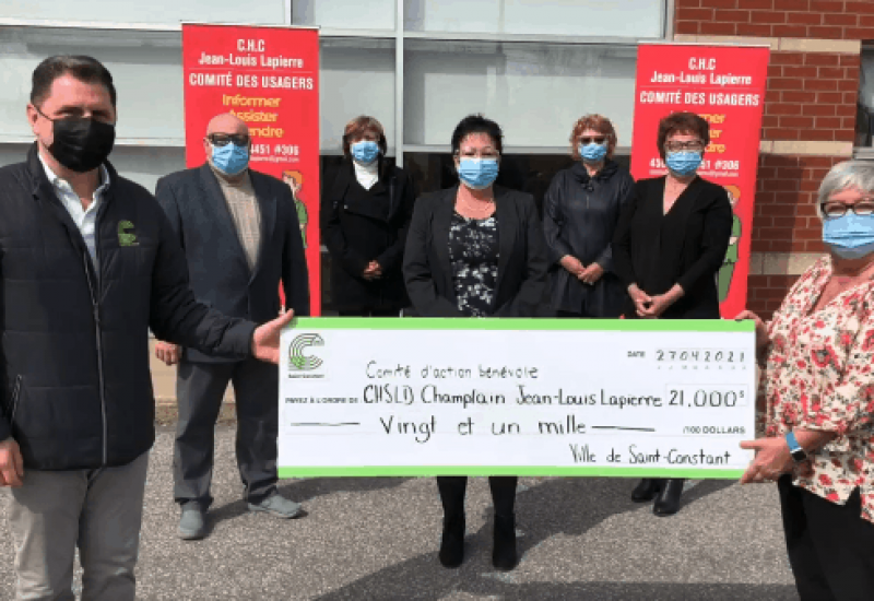 Saint-Constant appuie le projet mural au CHSLD Champlain Jean-Louis ...