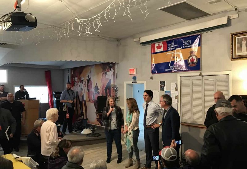 La candidate libérale Sherry Romanado accueille son chef à Longueuil ...
