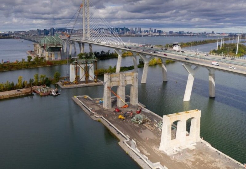 Le vieux pont Champlain est au trois-quarts déconstruit