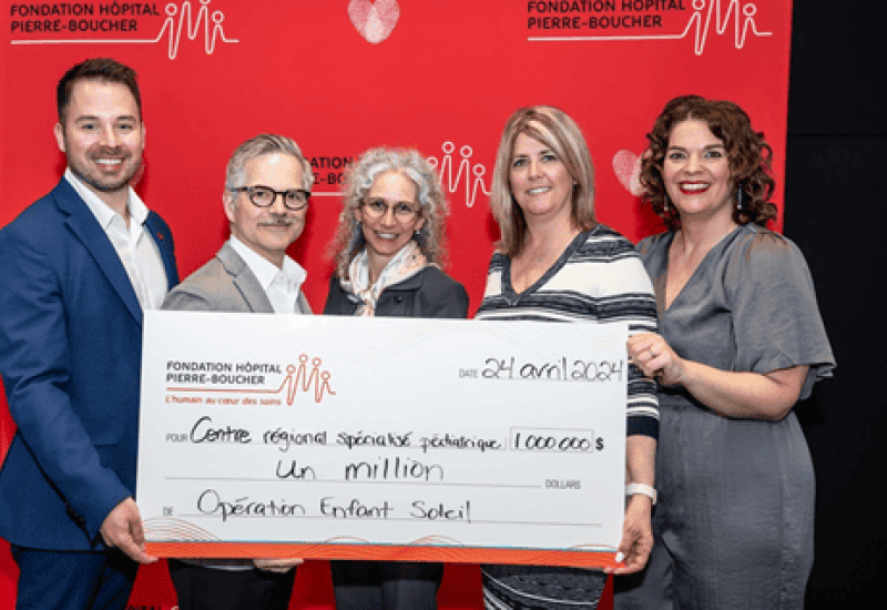 La Fondation Hôpital Pierre-Boucher va améliorer la pédiatrie